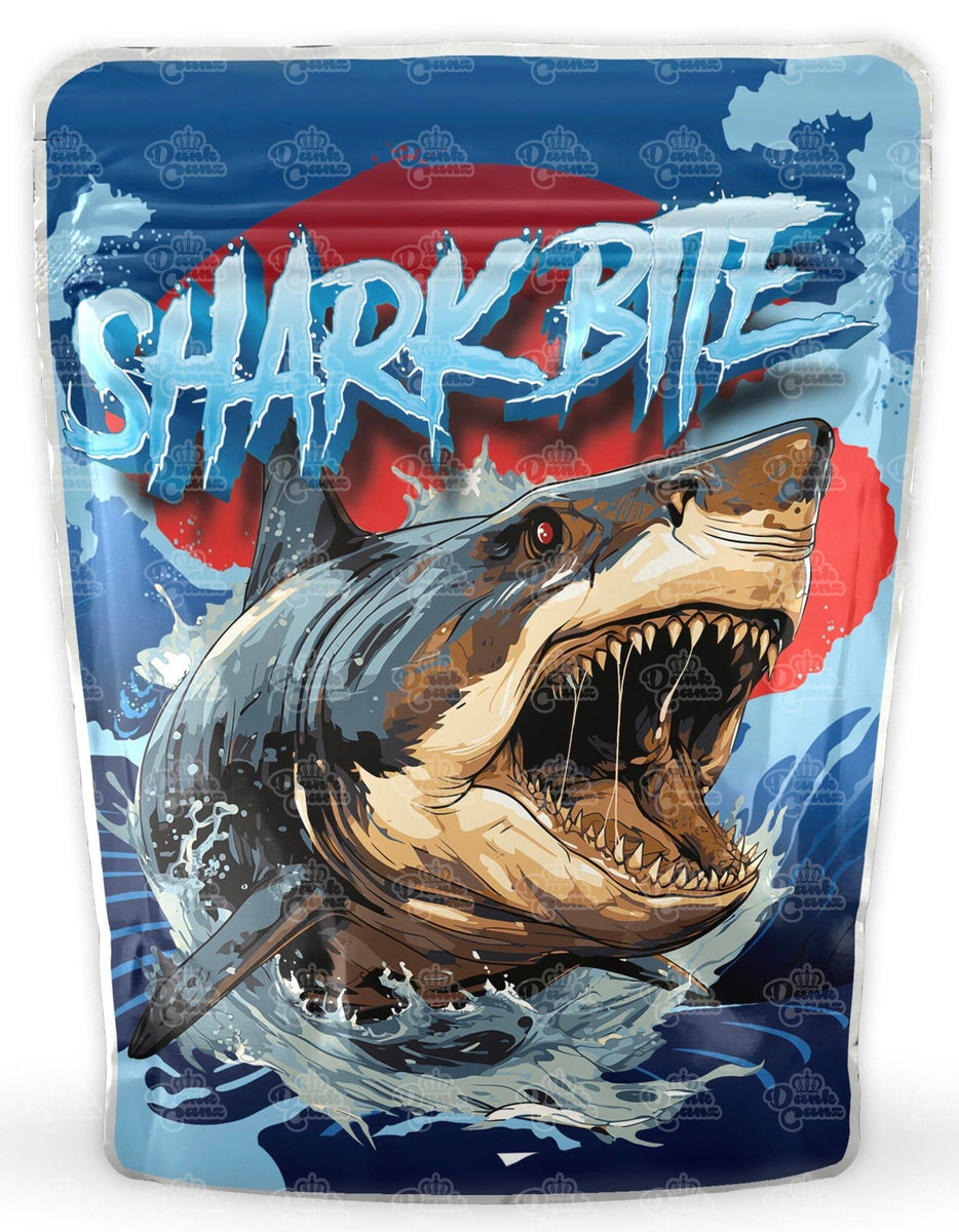 Shark Bite Mylar Bags | Cali Packs | Empty Packaging Size
