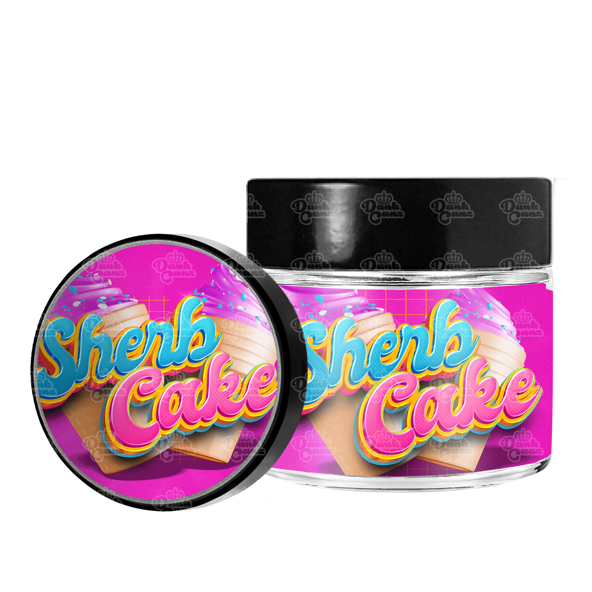 8 Ball Kush Childproof 3.5g Glass Jars