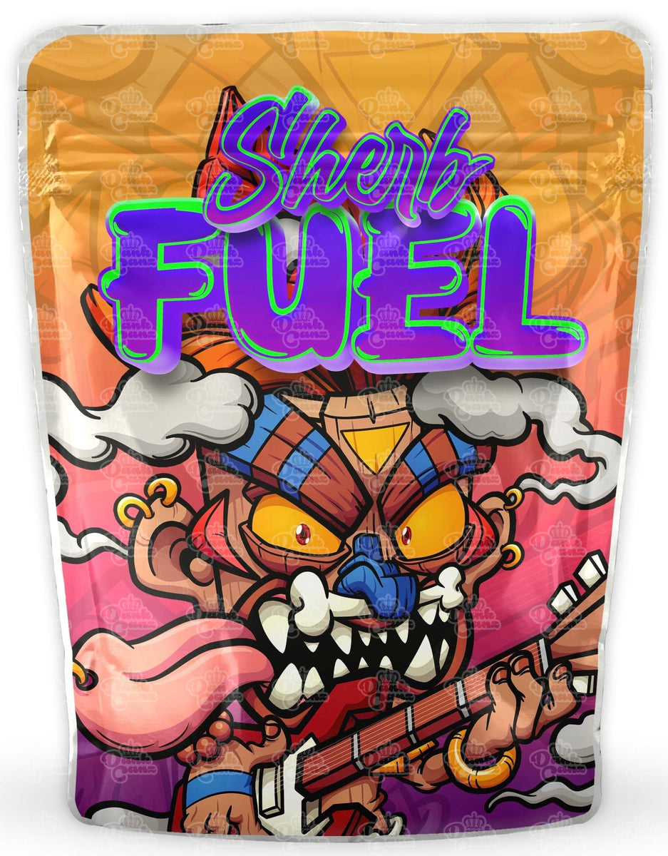 Sherb Fuel Mylar Bags | Cali Packs | Empty Packaging Size