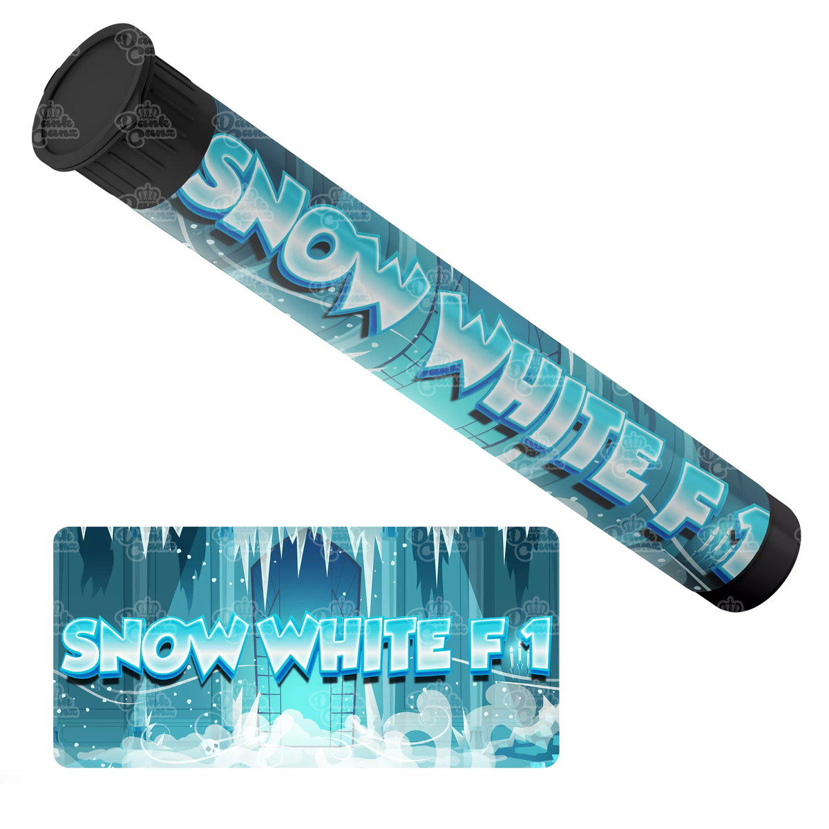 Snow White F1 Pre Roll Tubes | Empty Doob Tubes | 115mm – DC Packaging