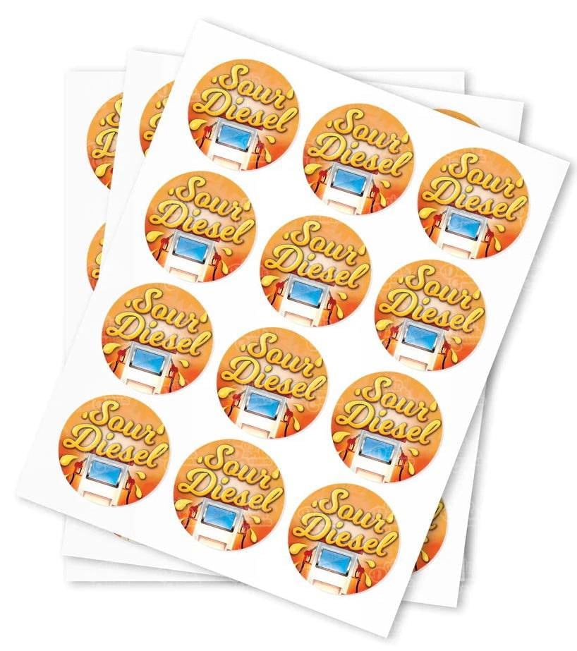 Sour Diesel Strain Stickers