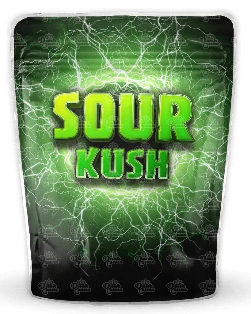 Sour Kush Mylar Bags | Cali Packs | Empty Packaging Size