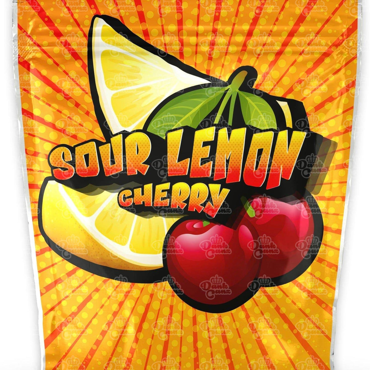 Sour Lemon Cherry Mylar Bags | Cali Packs | Empty Packaging Size – DC ...