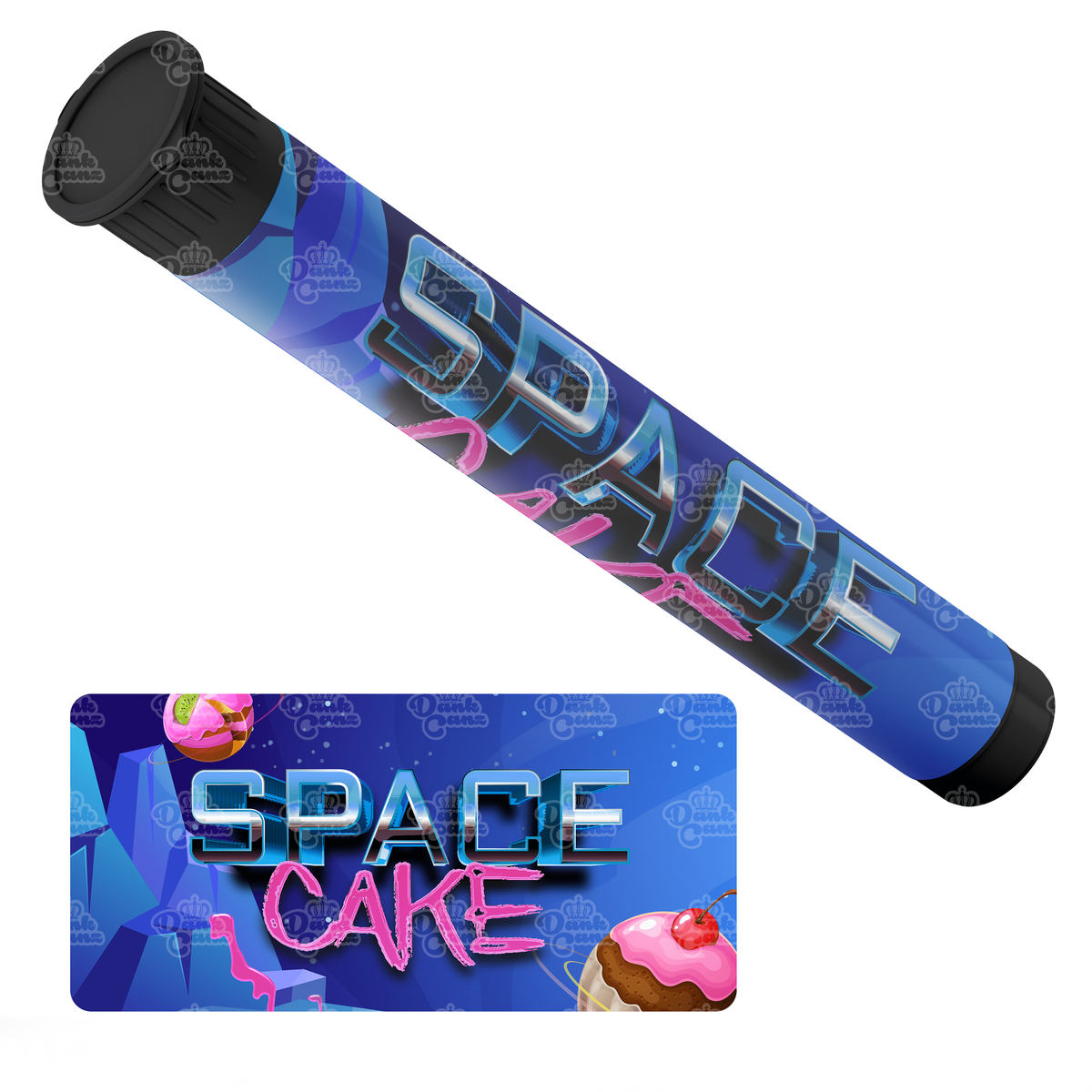 Space Cake Pre Roll Tubes | Empty Doob Tubes | 115mm – DC Packaging