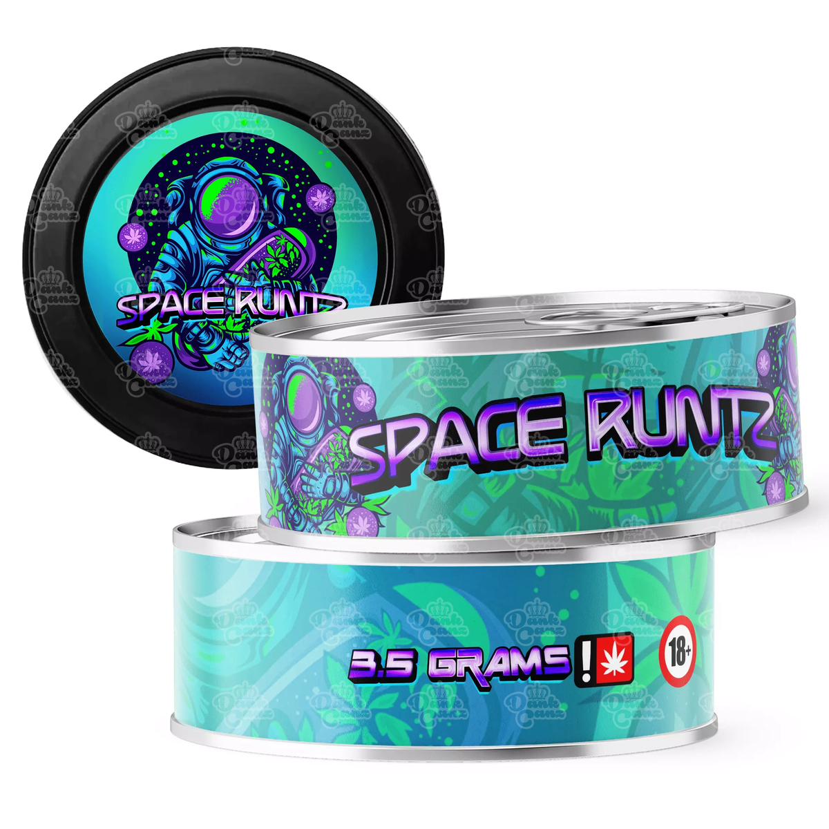 Space Runtz 3.5g Self Seal Tins - Pressitins - Cali Tins – DC Packaging