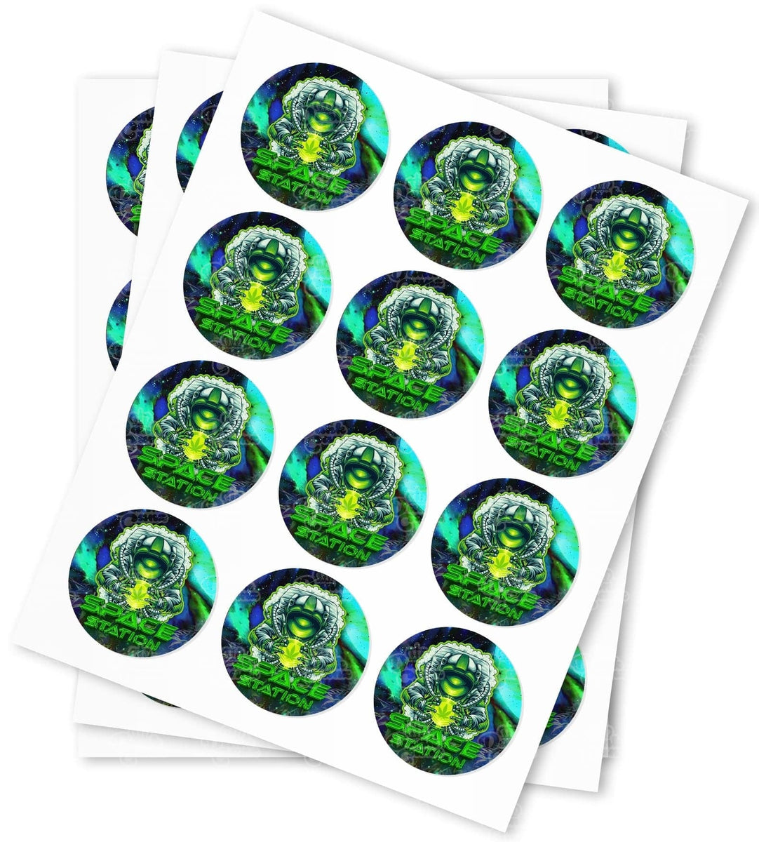 8 Ball Kush Stickers