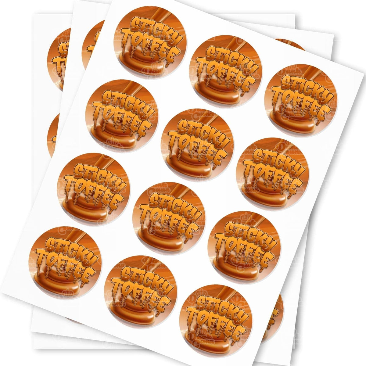 Sticky Toffee Strain Stickers – DC Packaging