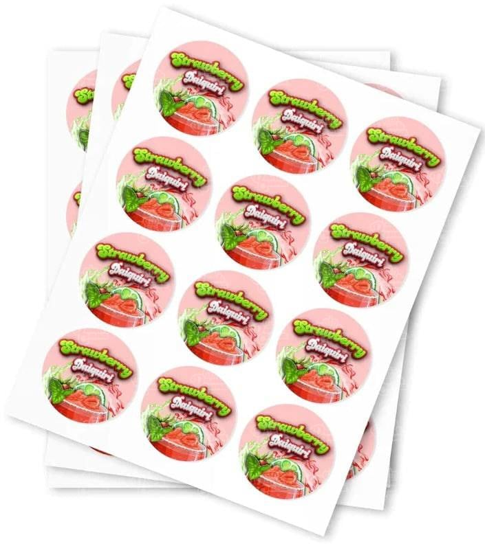 Strawberry Daiquiri Strain Stickers – DC Packaging