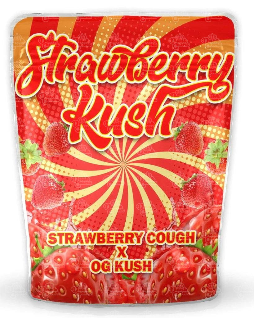 Strawberry Kush Mylar Bags | Cali Packs | Empty Packaging Size