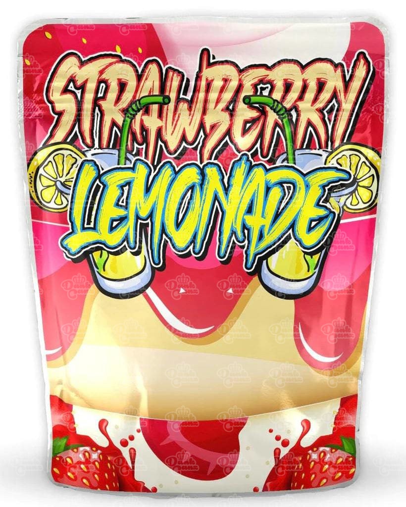 Strawberry Lemonade Mylar Bags | Cali Packs | Empty Packaging Size – DC ...