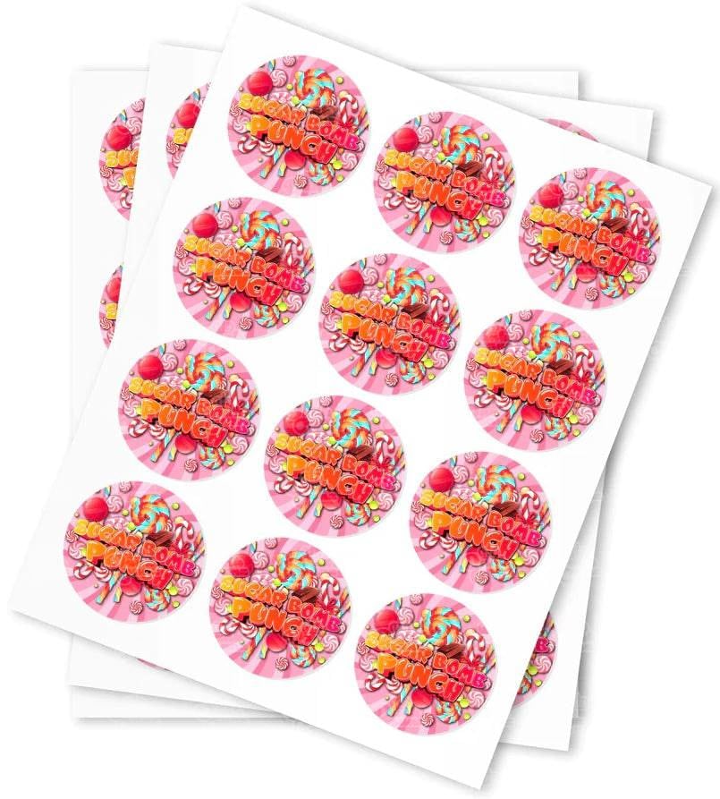 Sugar Bomb Punch Strain Stickers – DC Packaging