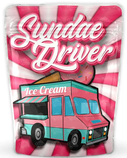Sundae Driver Mylar Bags | Cali Packs | Empty Packaging Size