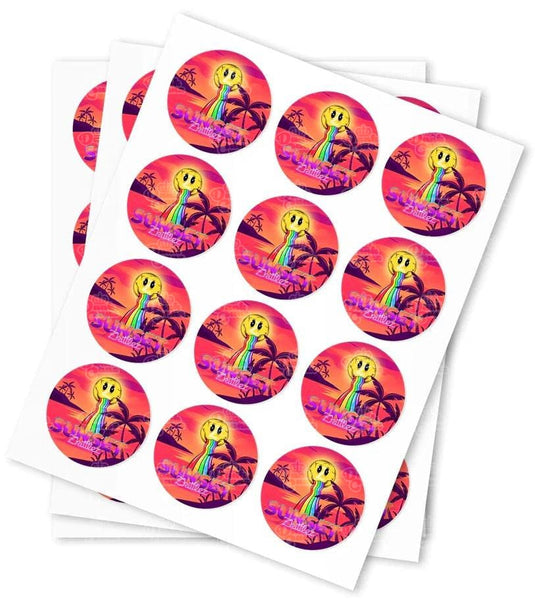 Sunset Zkittlez Strain Stickers