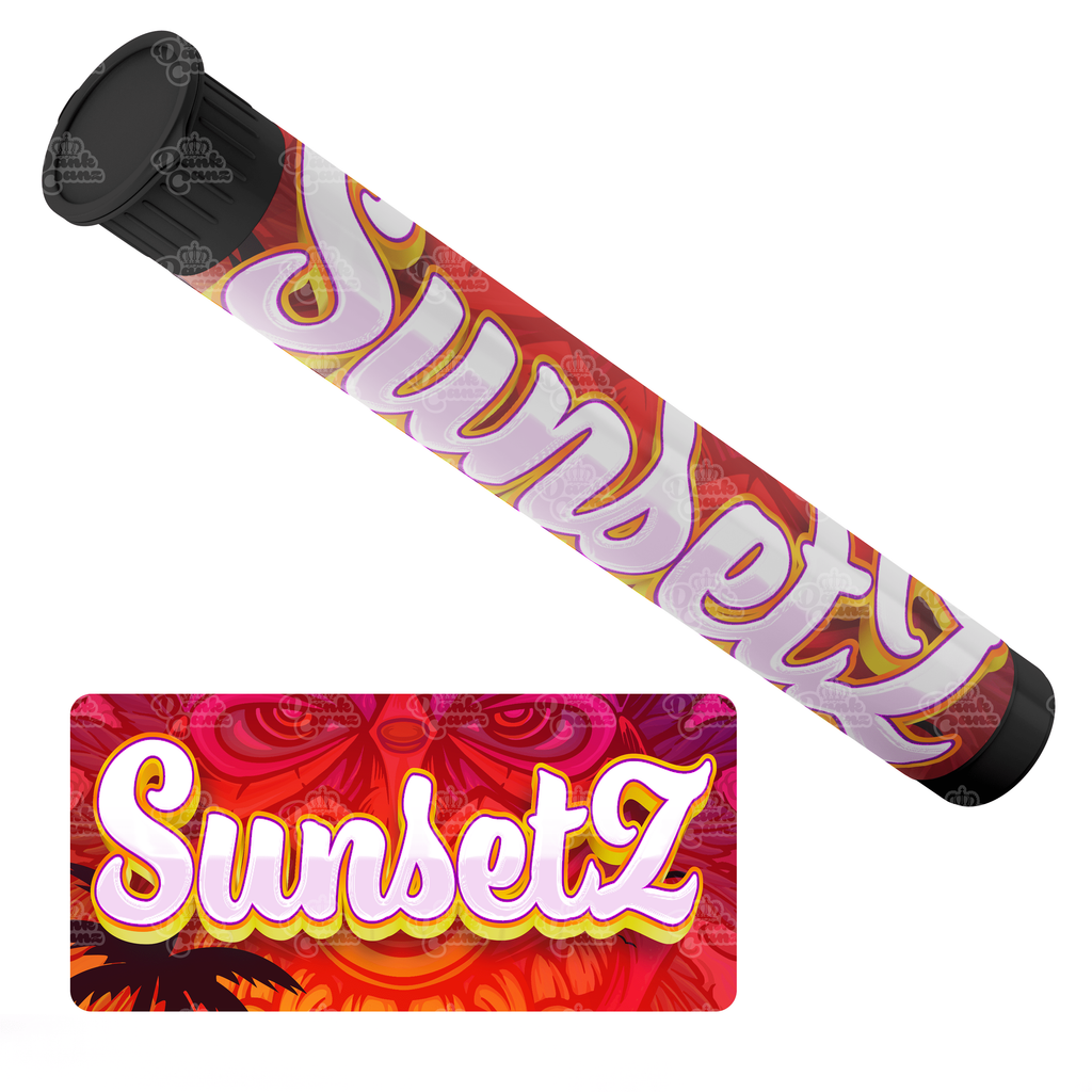 Sunsetz Pre Roll Tubes | Empty Doob Tubes | 115mm
