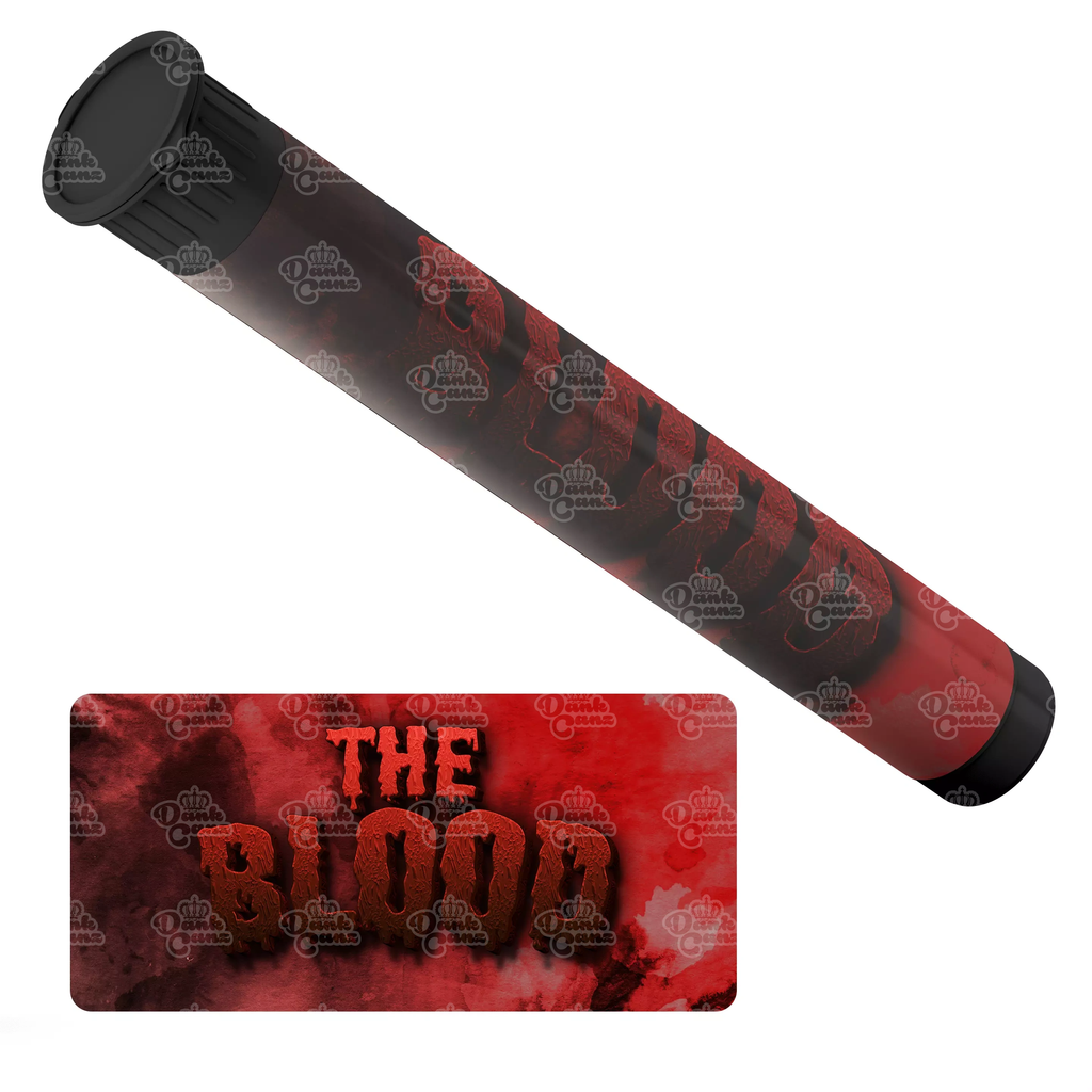 The Blood Pre Roll Tubes | Empty Doob Tubes | 115mm