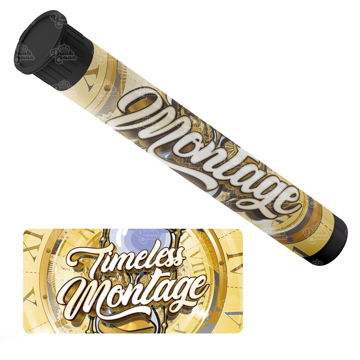 Timeless Montage Pre Roll Tubes | Empty Doob Tubes | 115mm – DC Packaging