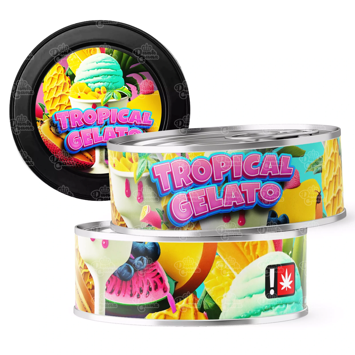 AK-47 3.5g Self Seal Tins - DC Packaging