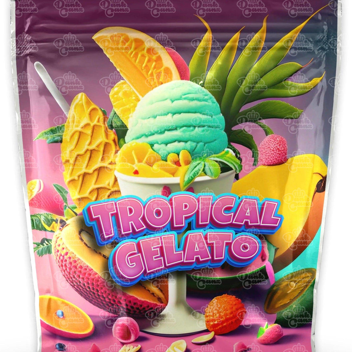 Tropical Gelato Mylar Bags | Cali Packs | Empty Packaging Size – DC ...