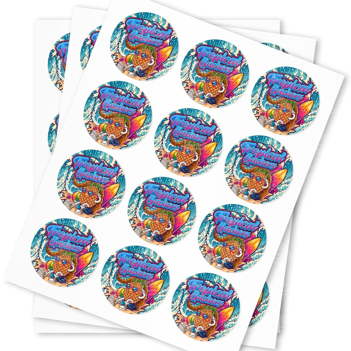 Tropical Gushers Strain Stickers | Strain Labels | 420 Prints – DC ...