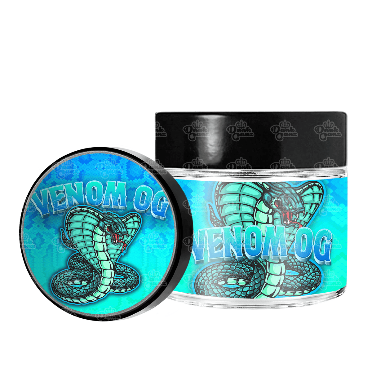 8 Ball Kush Childproof 3.5g Glass Jars