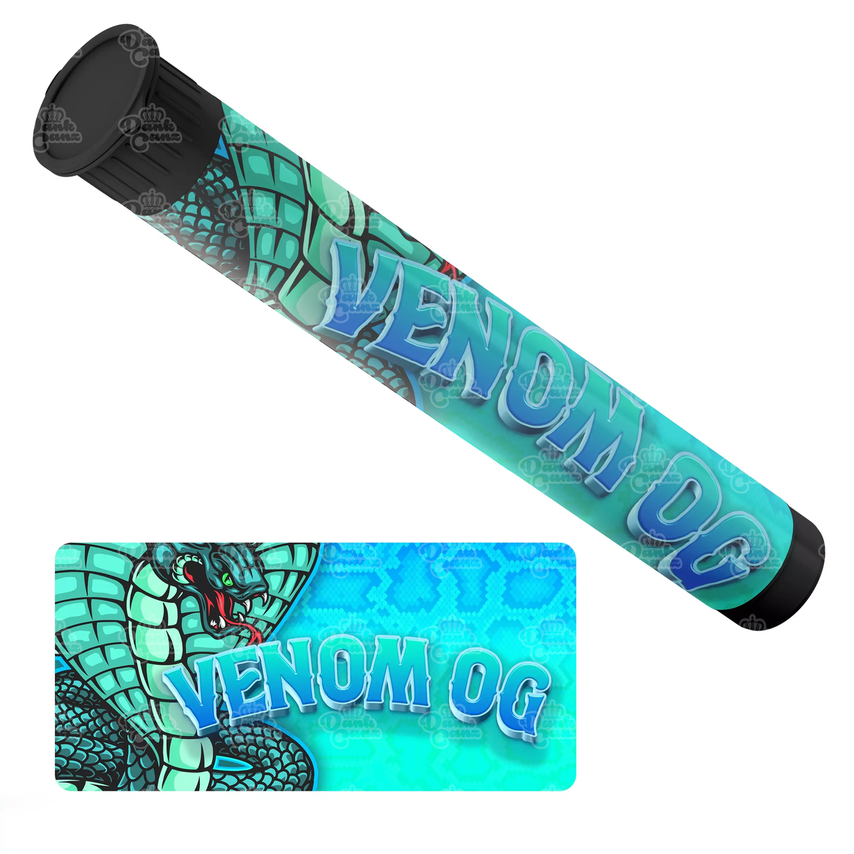 Venom OG Pre Roll Tubes | Empty Doob Tubes | 115mm – DC Packaging