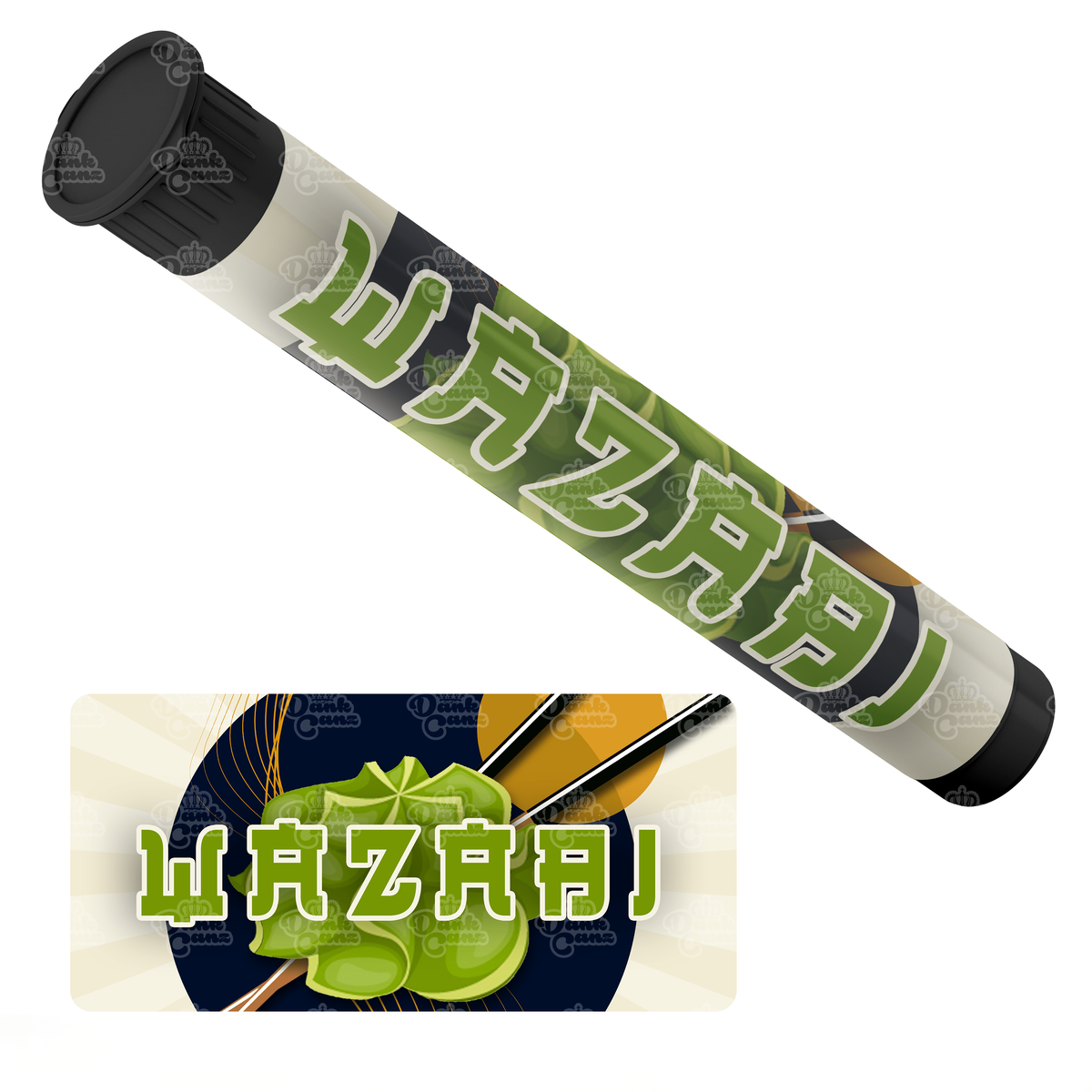 Wazabi Pre Roll Tubes | Empty Doob Tubes | 115mm – DC Packaging