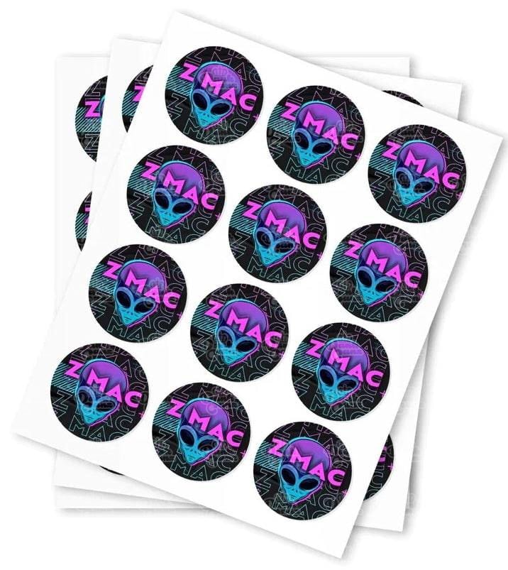 Z Mac Strain Stickers – DC Packaging