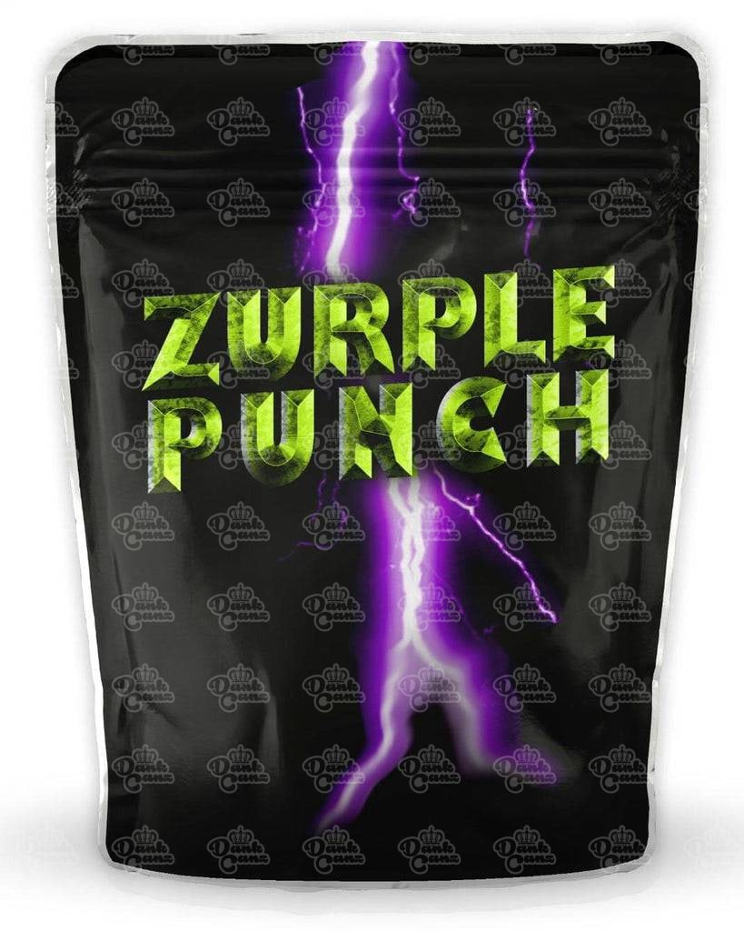 Zurple Punch Mylar Bags | Cali Packs | Empty Packaging Size