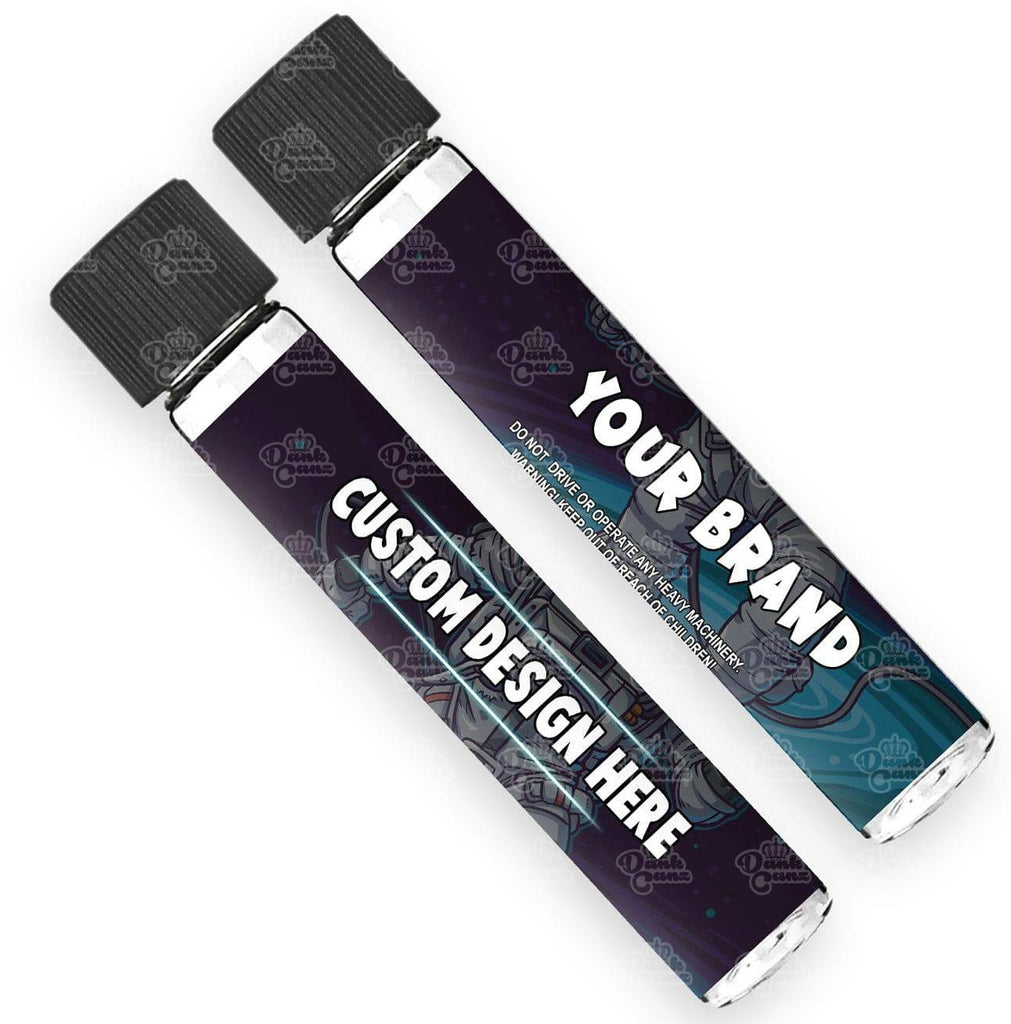 Custom Childproof Glass Pre-Roll Tubes 115mm