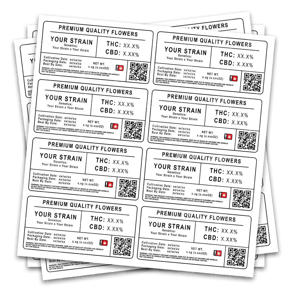 Custom Strain Info Labels