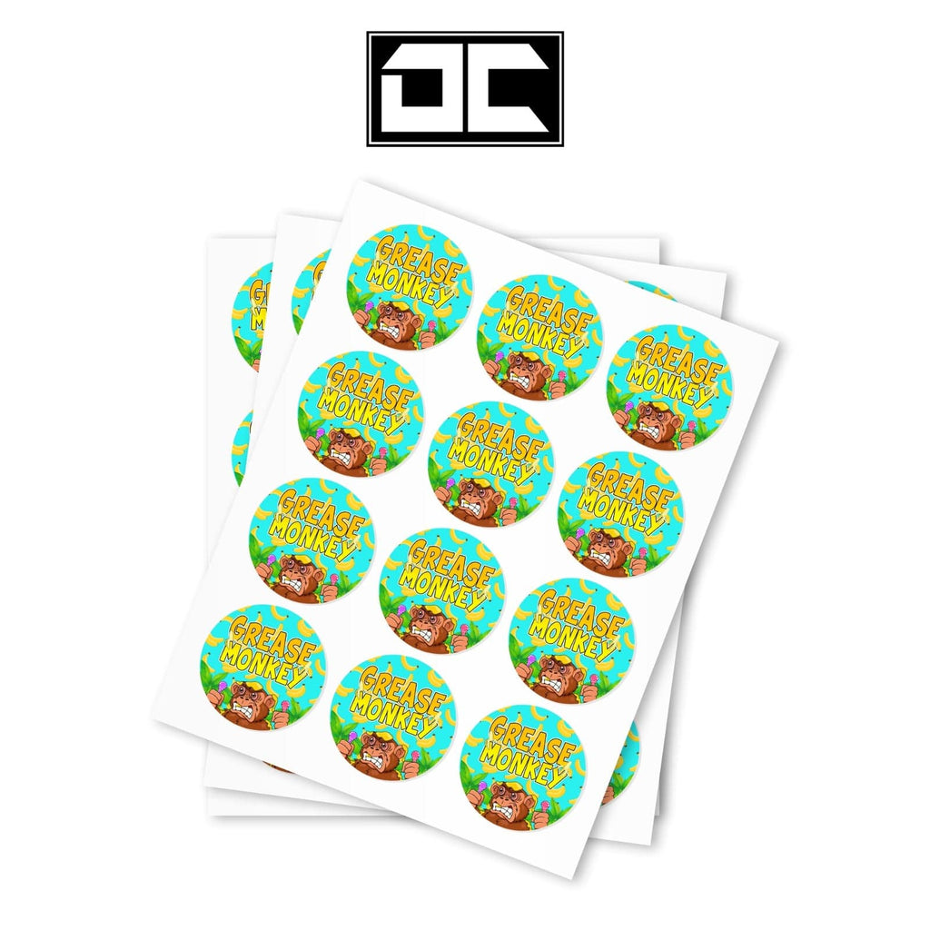 Grease Monkey Stickers