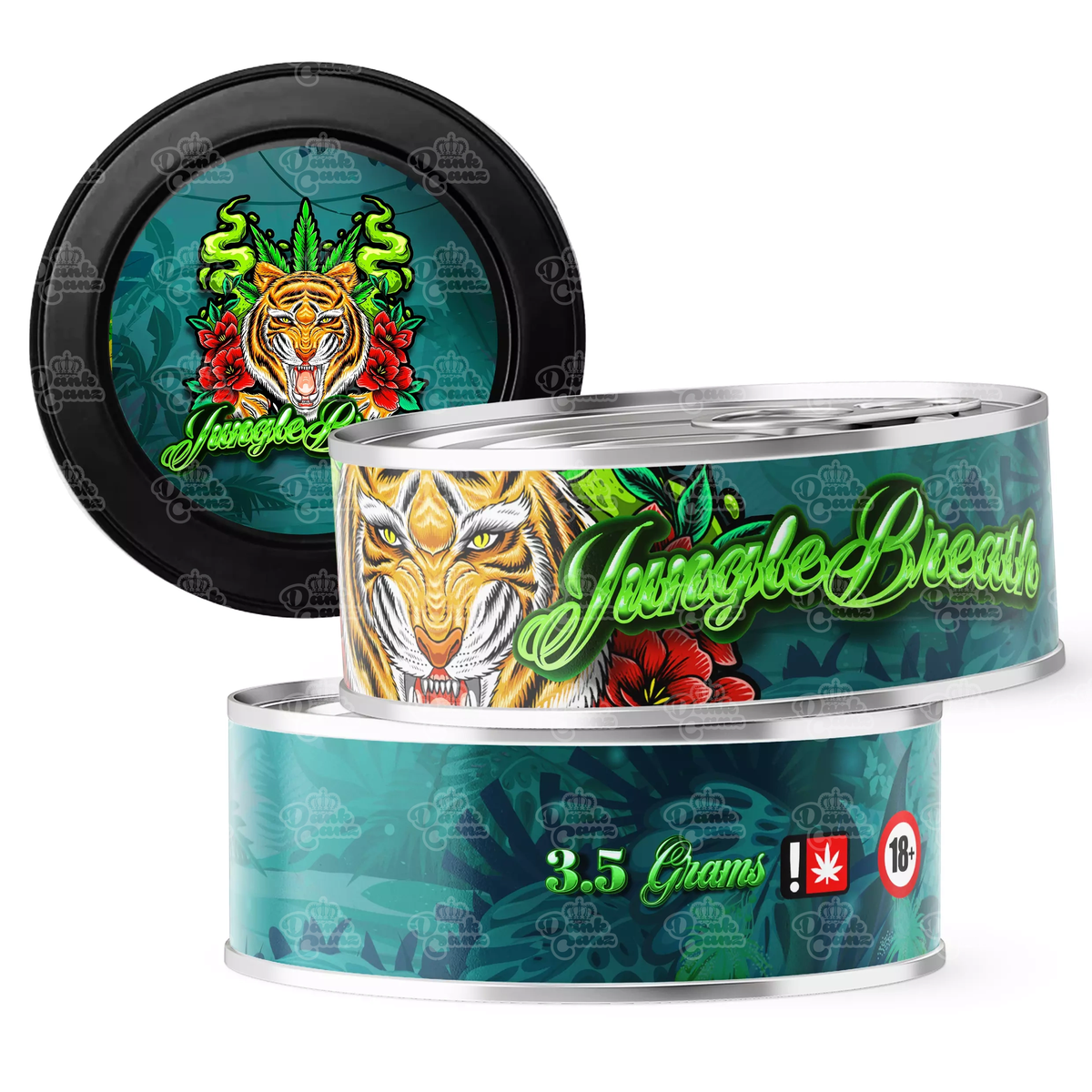 Jungle Breath 3.5g Self Seal Tins - Pressitins - Cali Tins