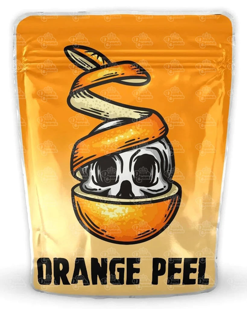 Orange Peel Mylar Bags | Cali Packs | Empty Packaging Size