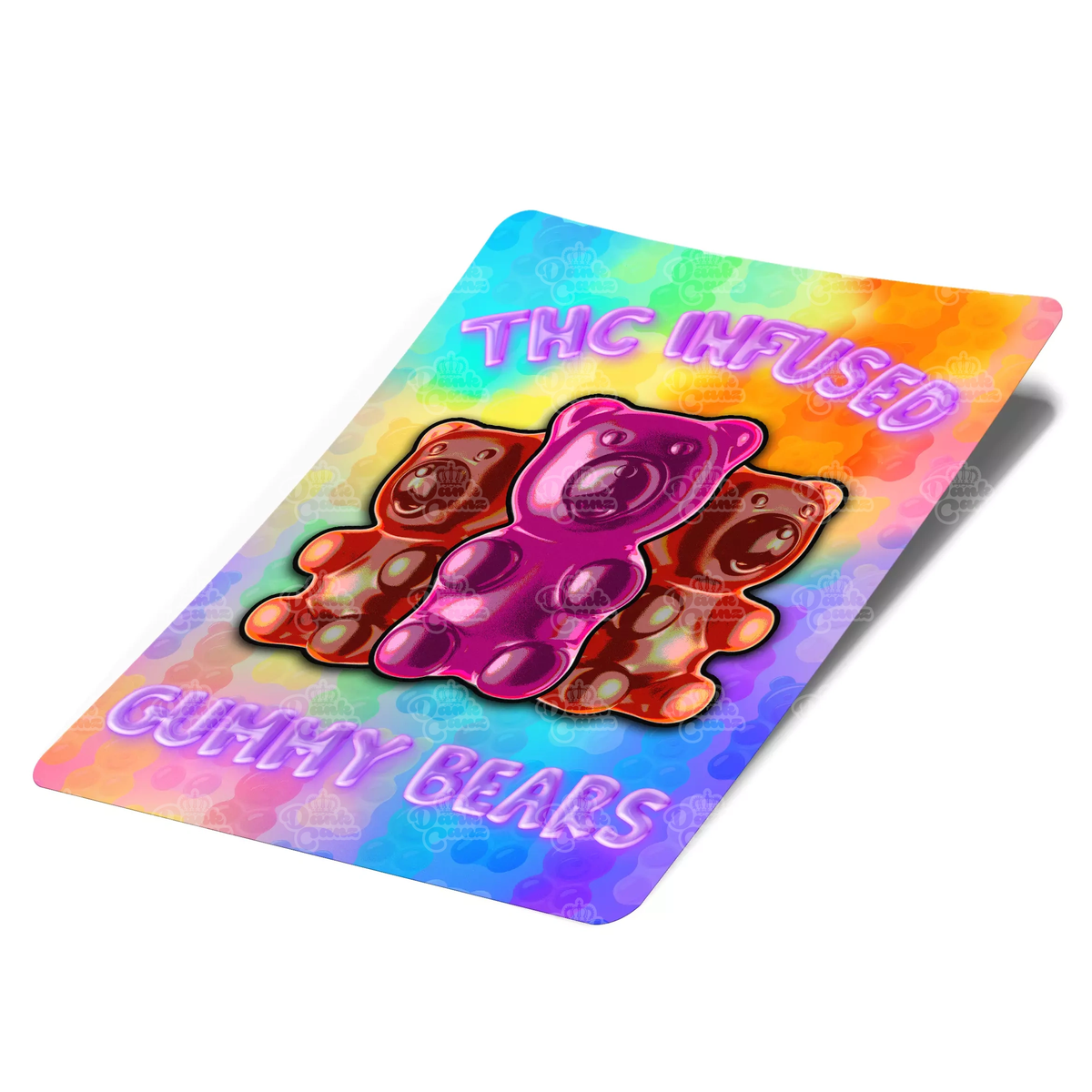 THC Gummy Bears Mylar Bag Labels | Cali Labels | Strain Labels