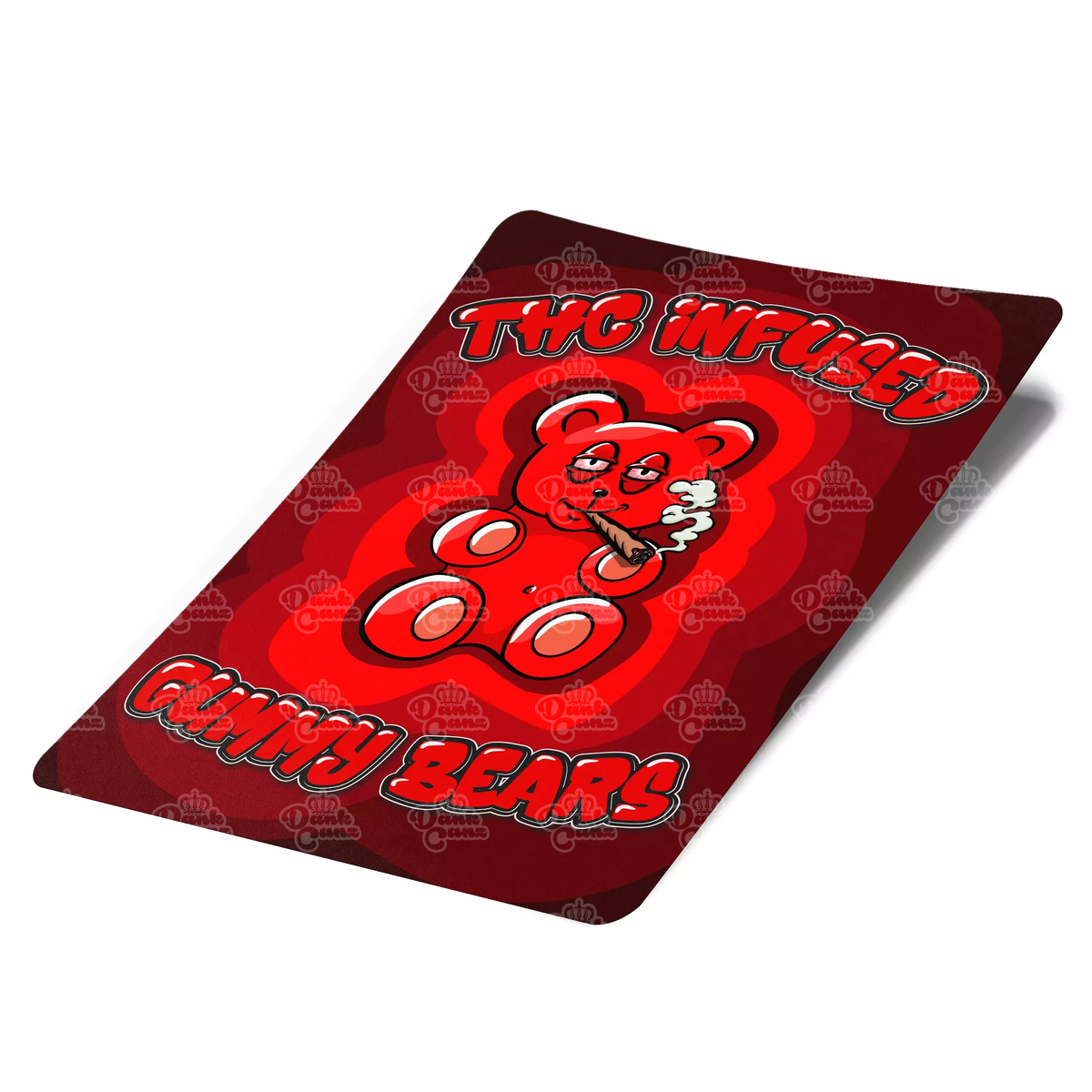 Edibles THC Gummy Bears Mylar Bag Labels | Cali Labels | Strain Labels