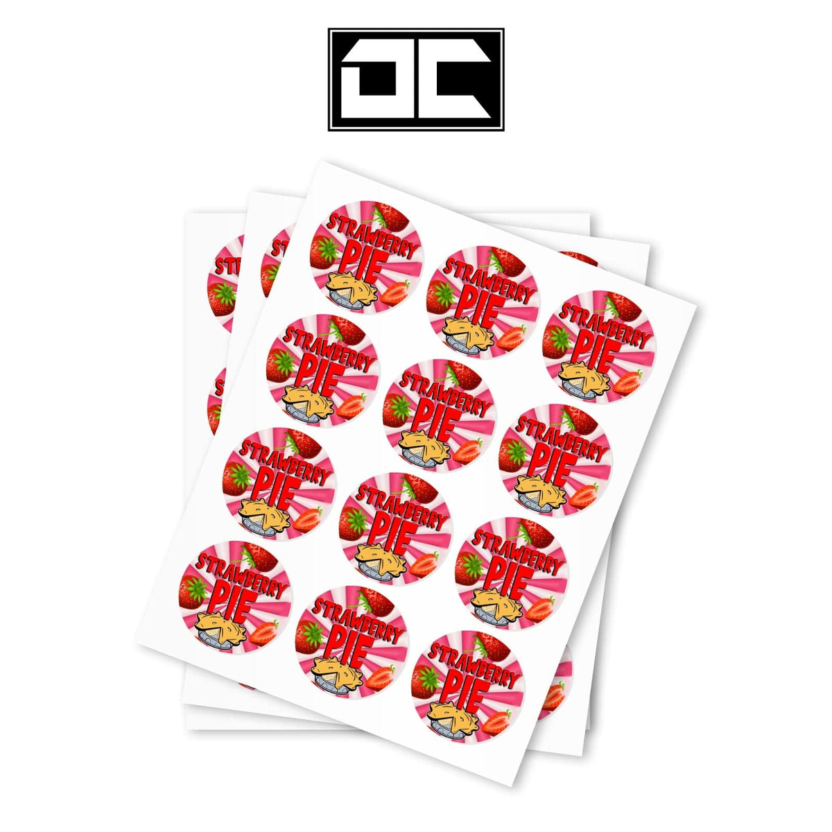 Strawberry Pie Stickers